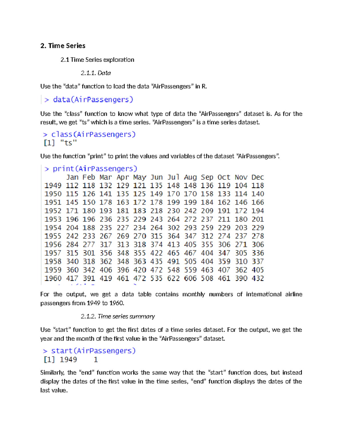 Chapter 2 Time series basics - 2. Time Series 2 Time Series exploration ...