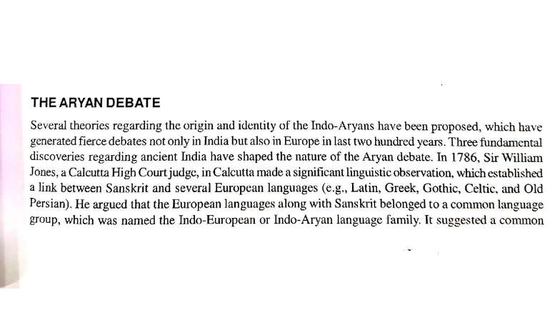 The Aryan Invasion Debate: Historical Perspectives and Linguistic ...