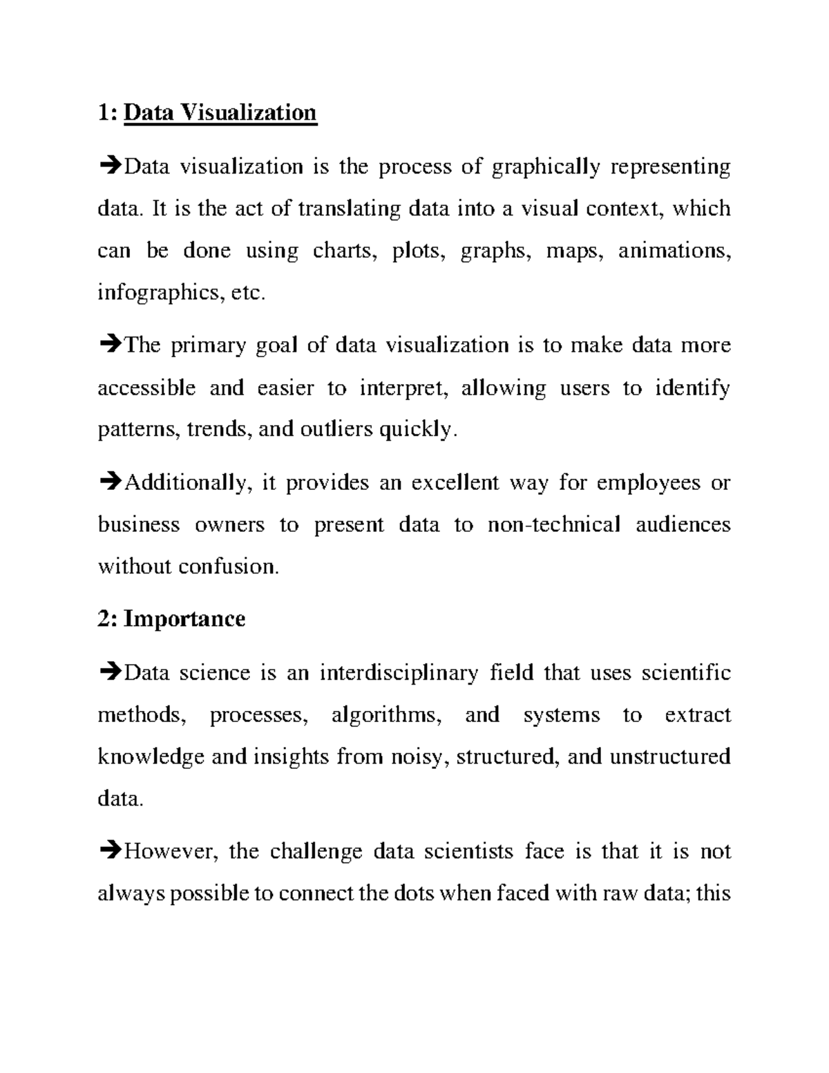 Data Visualization Techniques and Tools for Effective Insights - Studocu