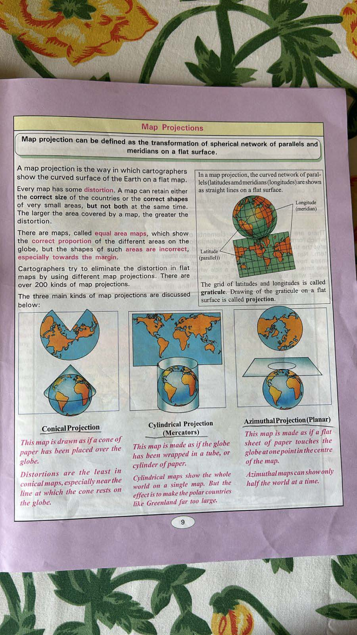 Map Projections: Understanding Distortion & Types in Cartography - Studocu