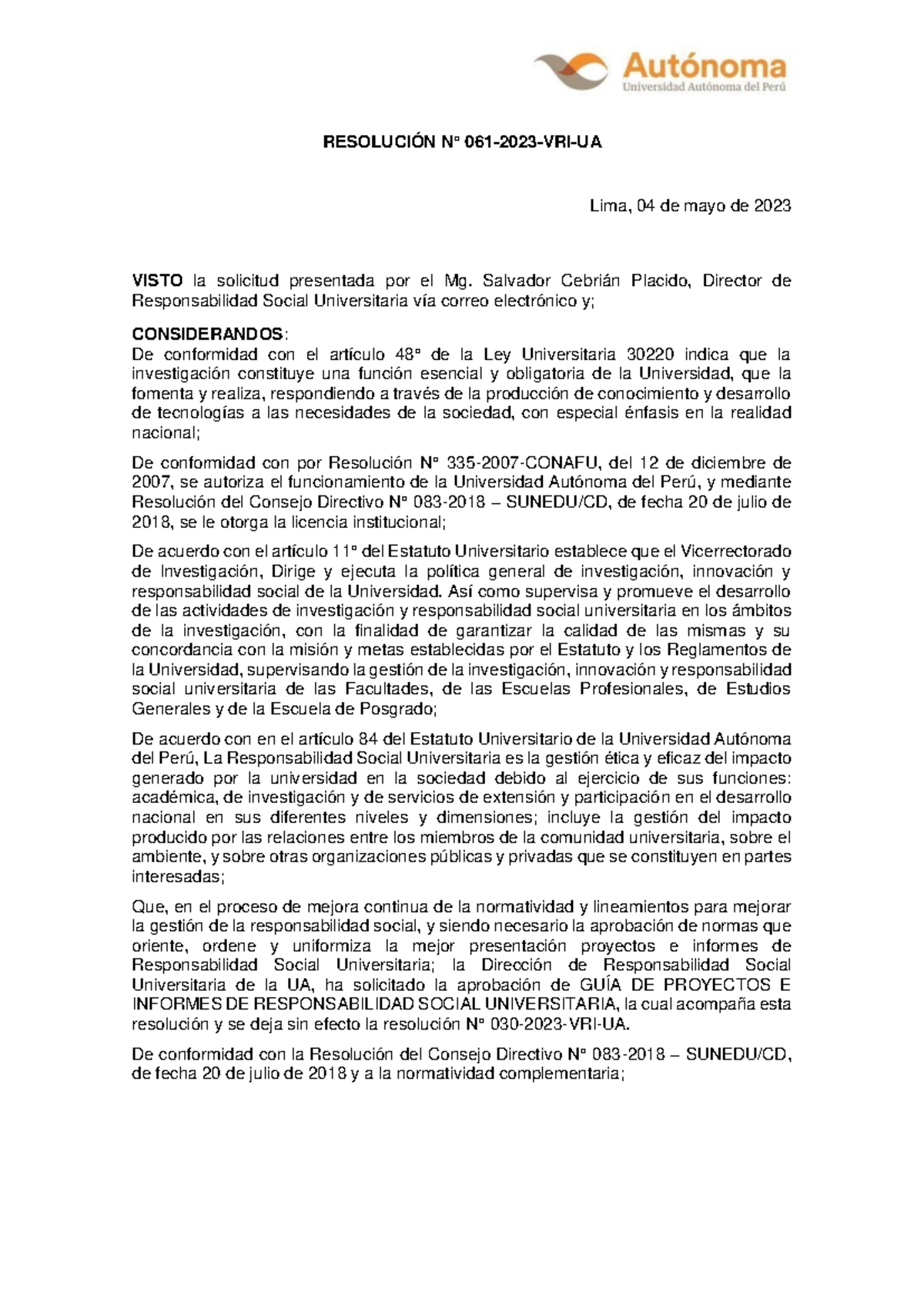 Guía de Proyectos de Responsabilidad Social Universitaria (RSU) - Studocu