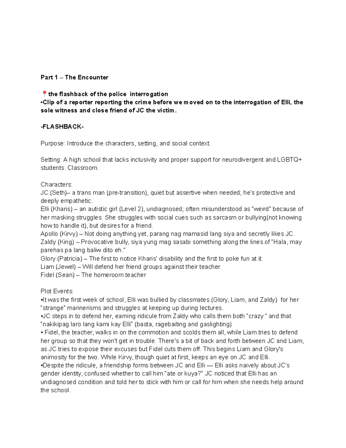 UCSPOL - The Encounter: A Study of Bullying, Trauma, and Friendship ...