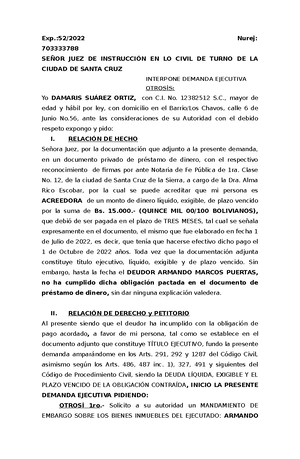 Informe CASO Carla Y Jesús -1 - UNIFRANZ DERECHO PENAL II Profesora ...