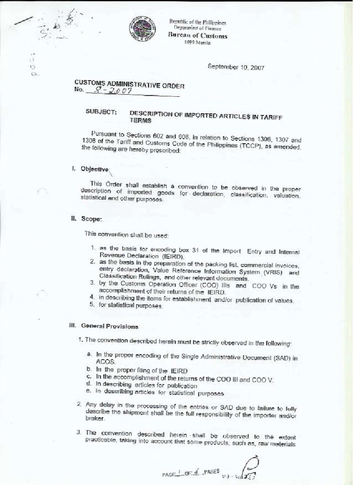 CMO 16-2010: Comprehensive Analysis and Overview - Studocu