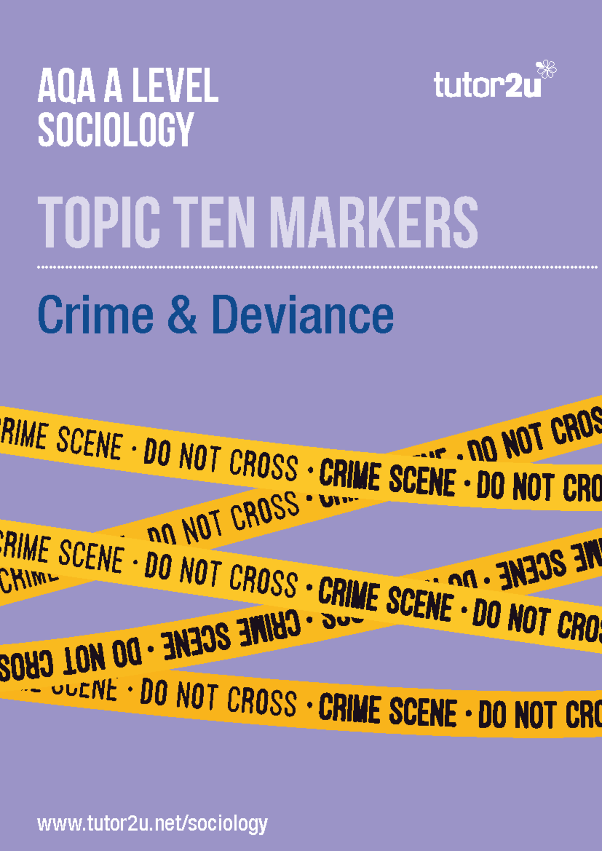 AQA A Level Sociology: Crime and Deviance 10 Markers Analysis - Studocu