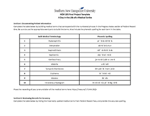 Medical terminology 21 - Unit outline I. The endocrine system. II ...