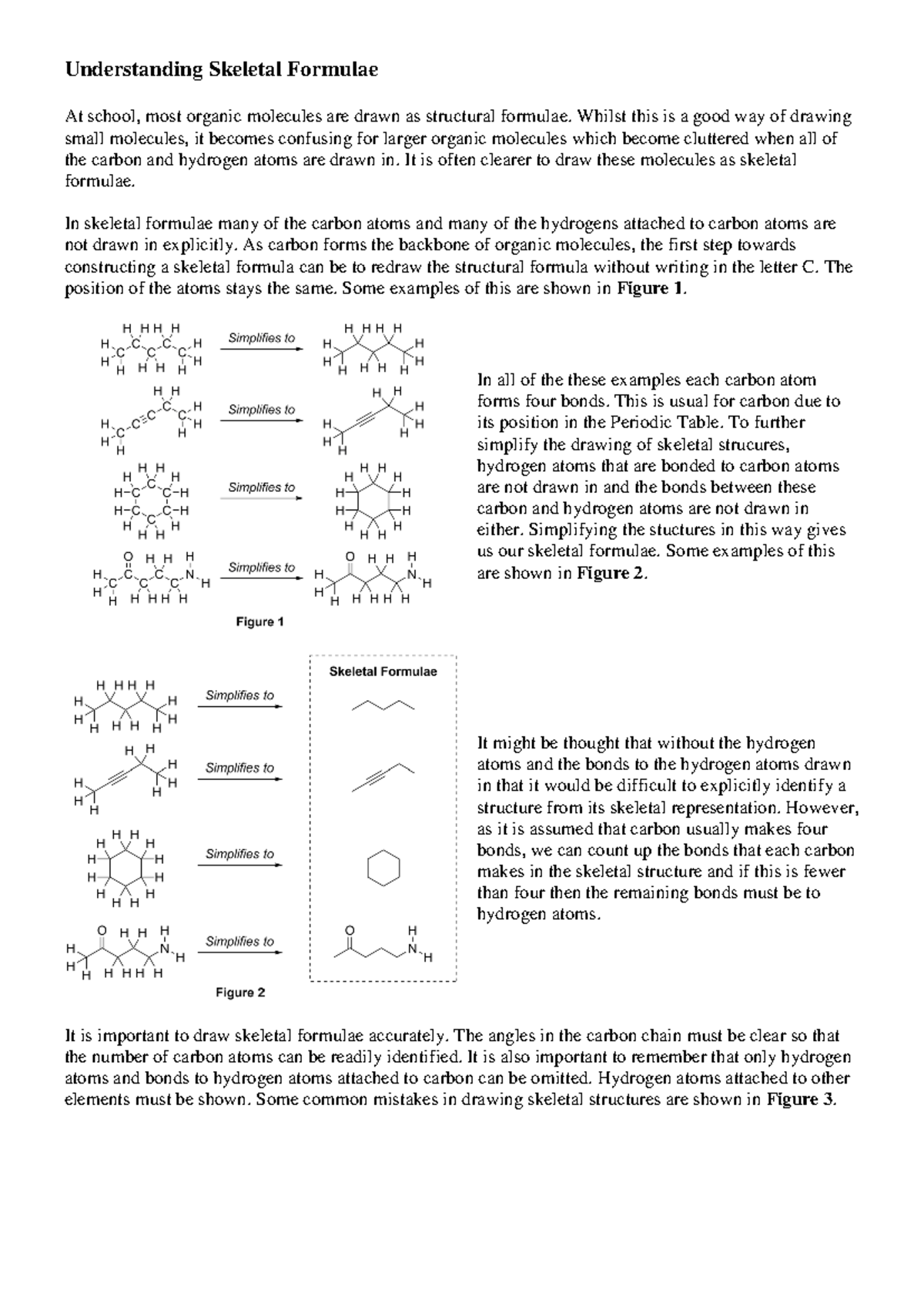 AQA Chemistry A-Level: Understanding Skeletal Formulae for Medicine ...