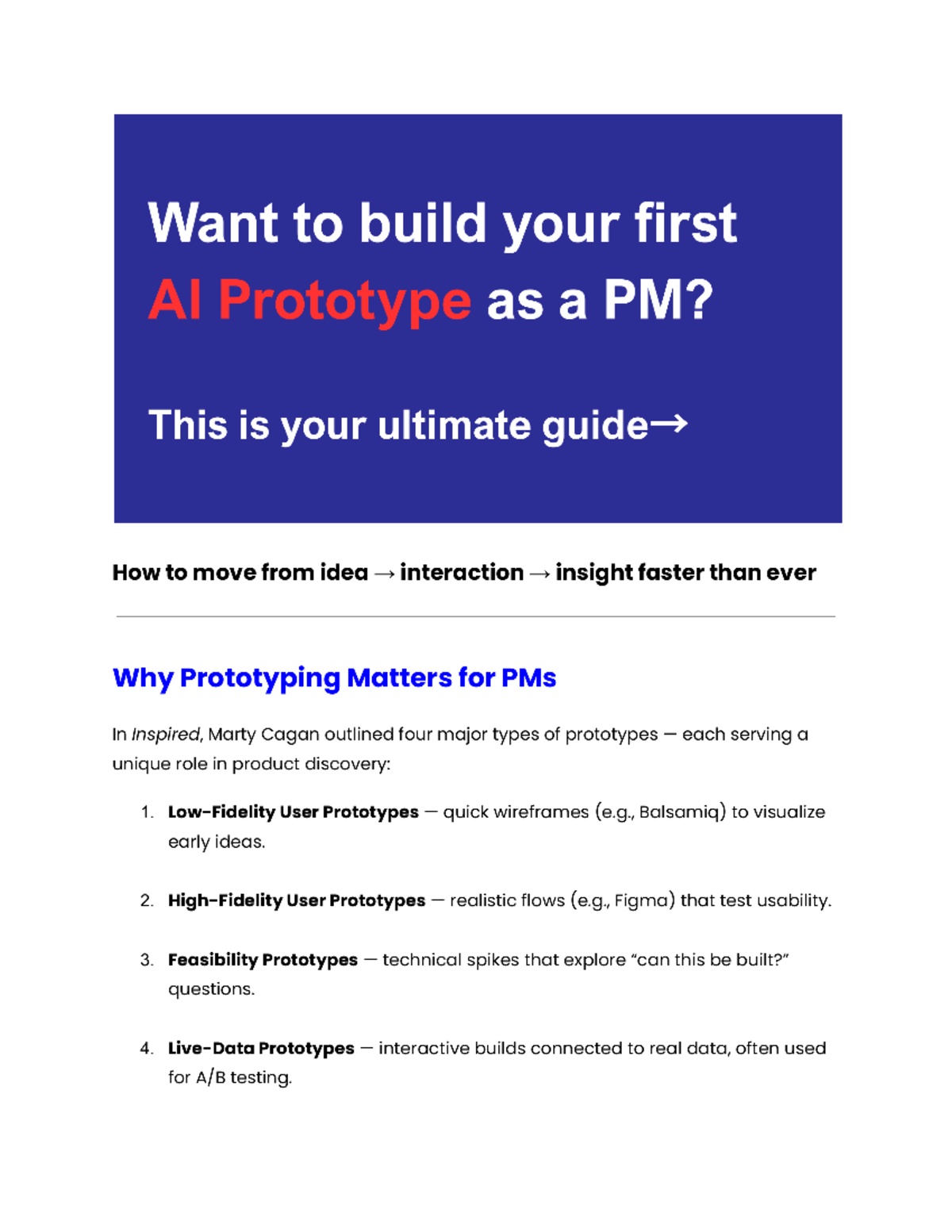 AI Prototyping for PMs: Your Ultimate Guide to Rapid Development - Studocu