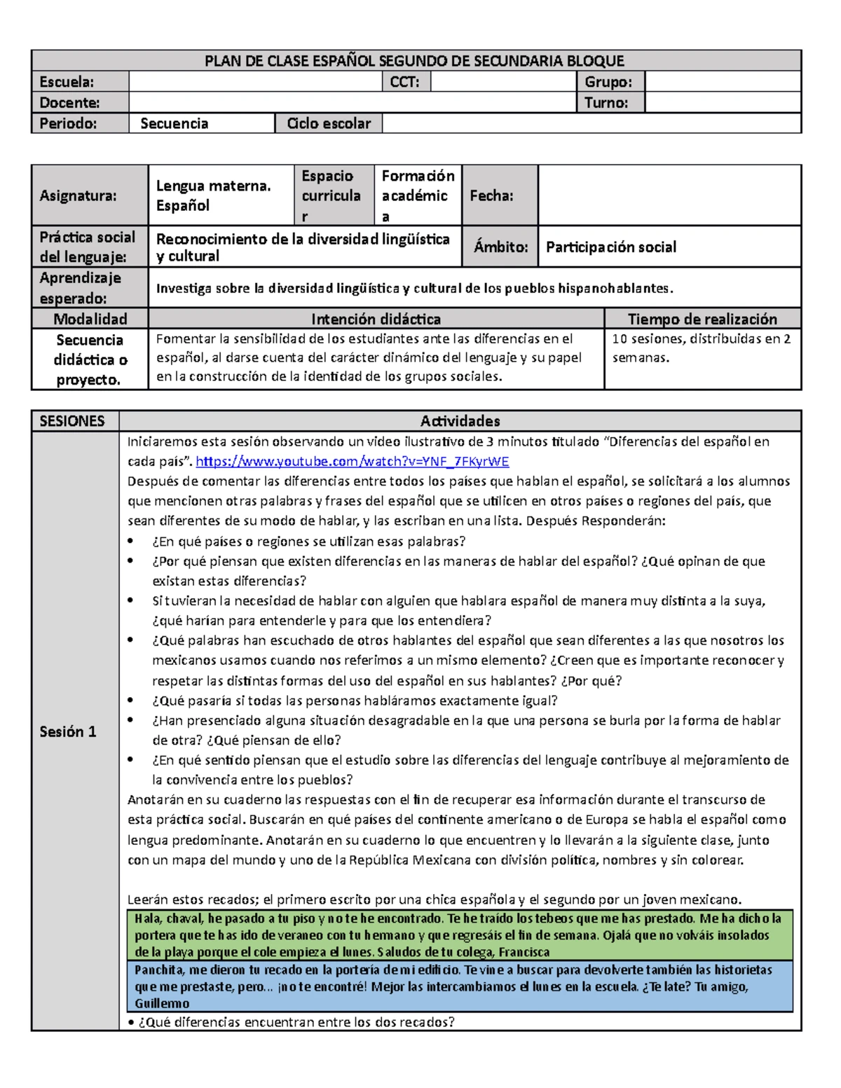 Programa de Clausura de la Escuela Secundaria: Un Nuevo Comienzo - Studocu