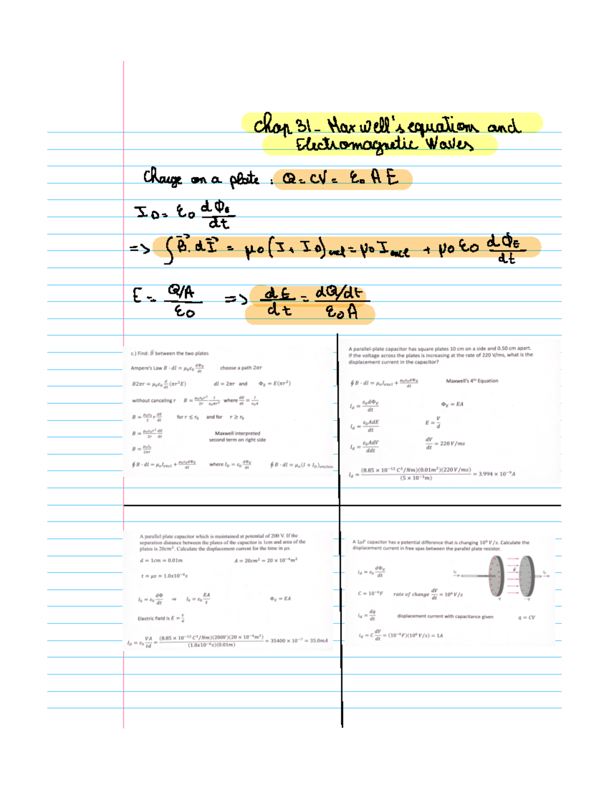 Chap 31 Maxwell's equation - Studocu