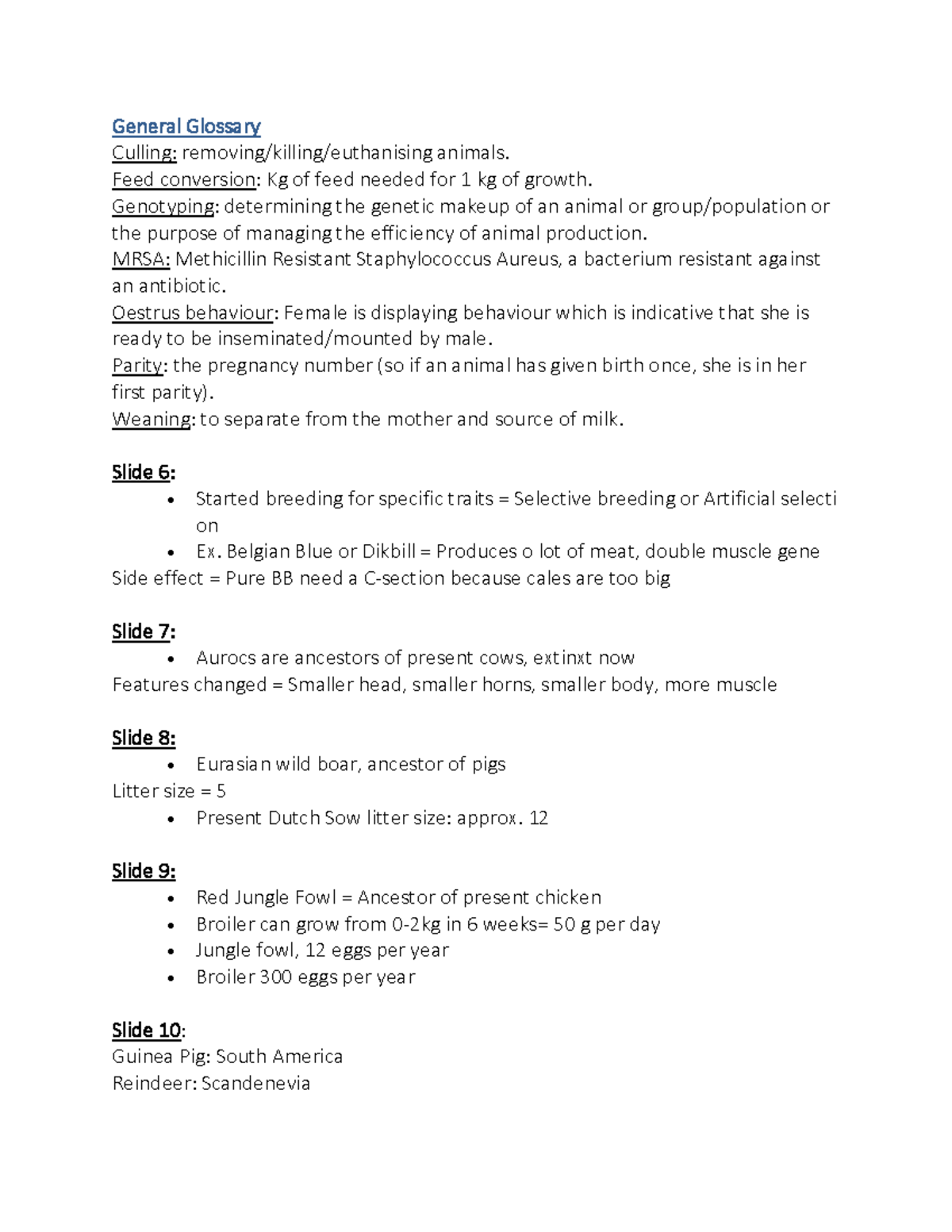 Animal Science Glossary: Key Terms & Definitions for Cattle Farming ...