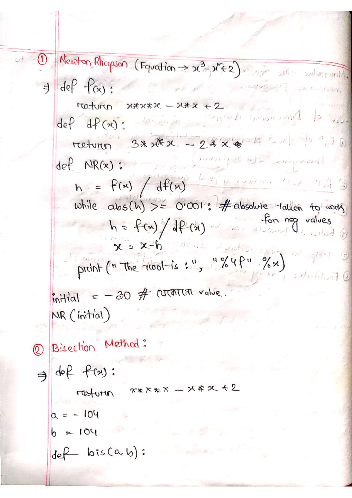 Num Prac - Lecture on Numerical Methods and Techniques - Studocu