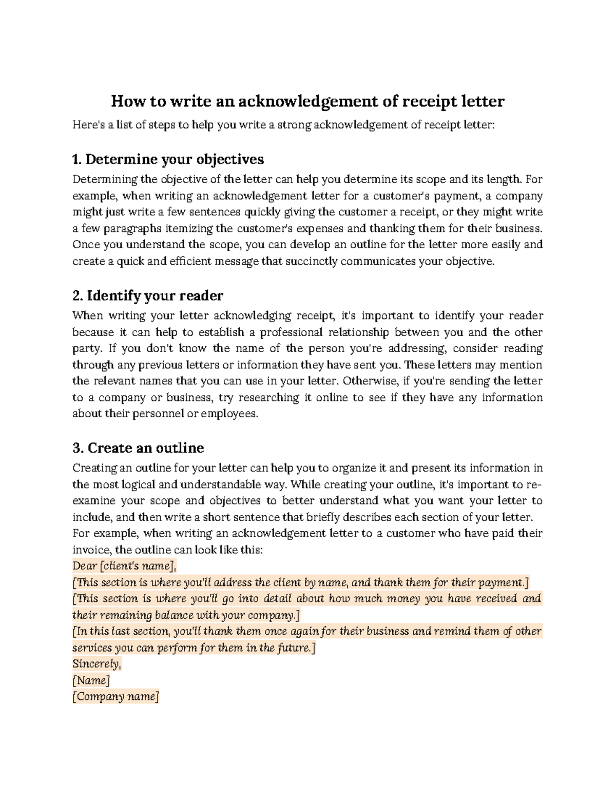 Research MID-TERM: Steps to Write an Acknowledgement Letter - Studocu