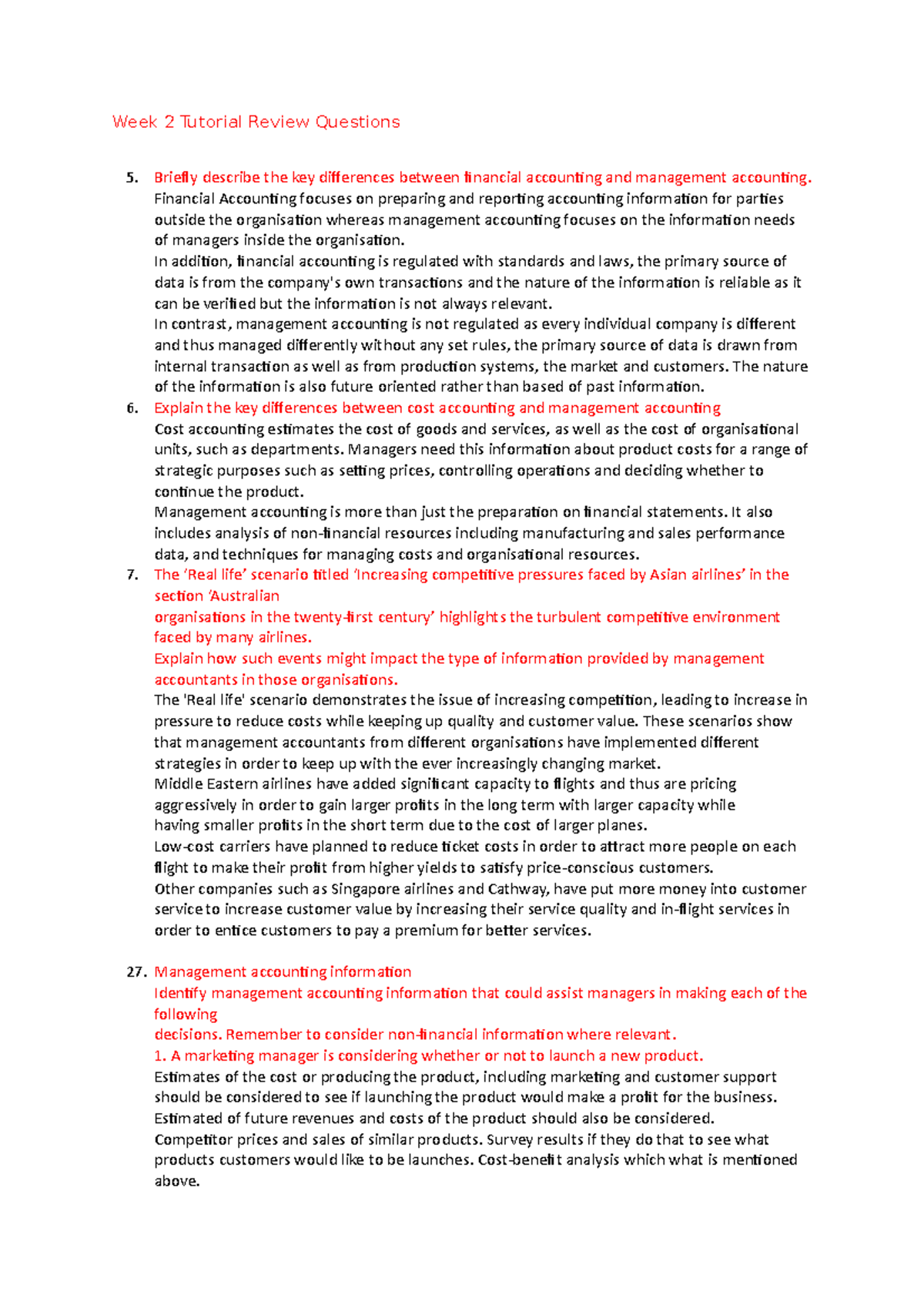 Week 2 Tutorial Review Questions - Week 2 Tutorial Review Questions ...
