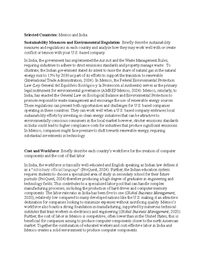 Module 1 People, Planet & Profit - Triple Bottom Line: A Manufacturing ...