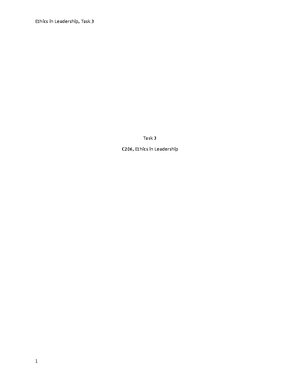 C206 task 3 - c206 task 3 report - C206 CODE OF ETHICS AND LEGAL RESPONSIBILITY ANALYSIS ...