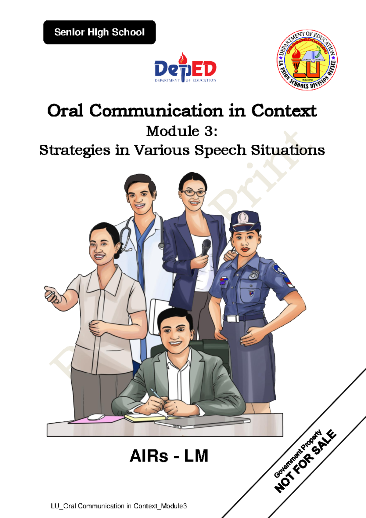 Oral Comm Module 3: Effective Strategies for Various Speech Situations - Studocu