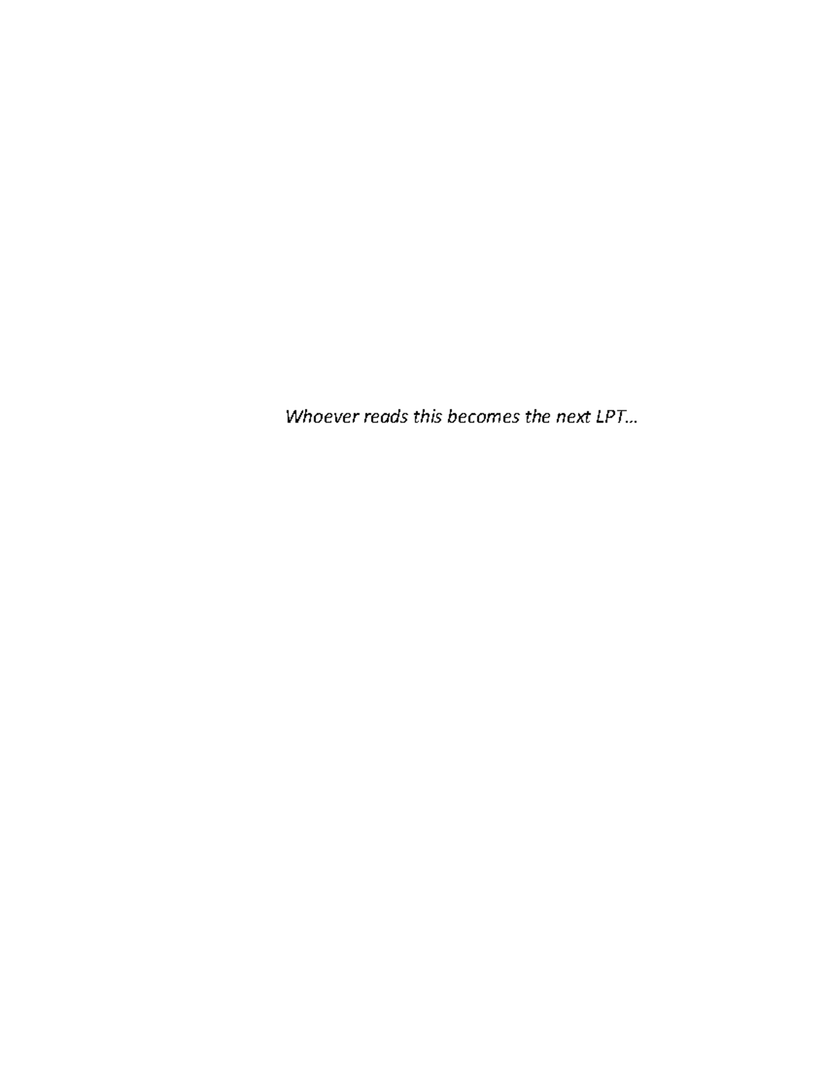 LET Reviewer: English Majorship Key Concepts and Summary 2 - Studocu