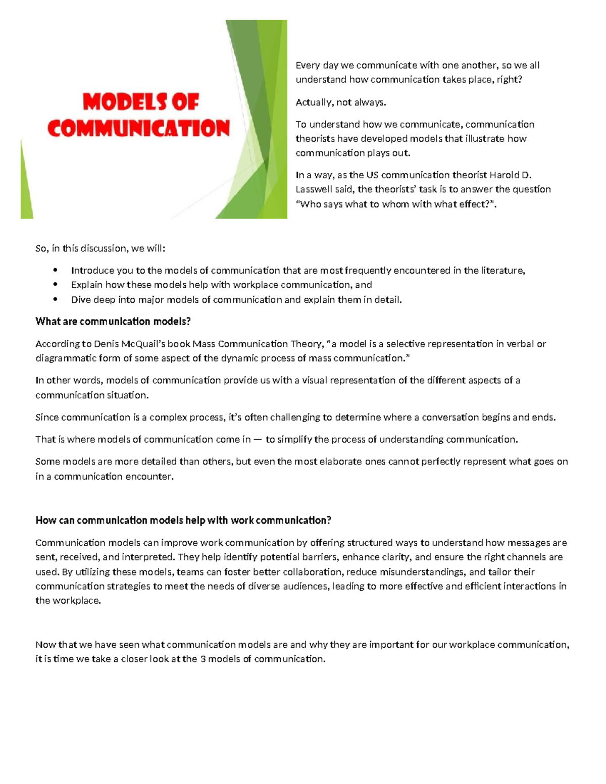 Oral-Com G1 MC Reporting - Every day we communicate with one another ...