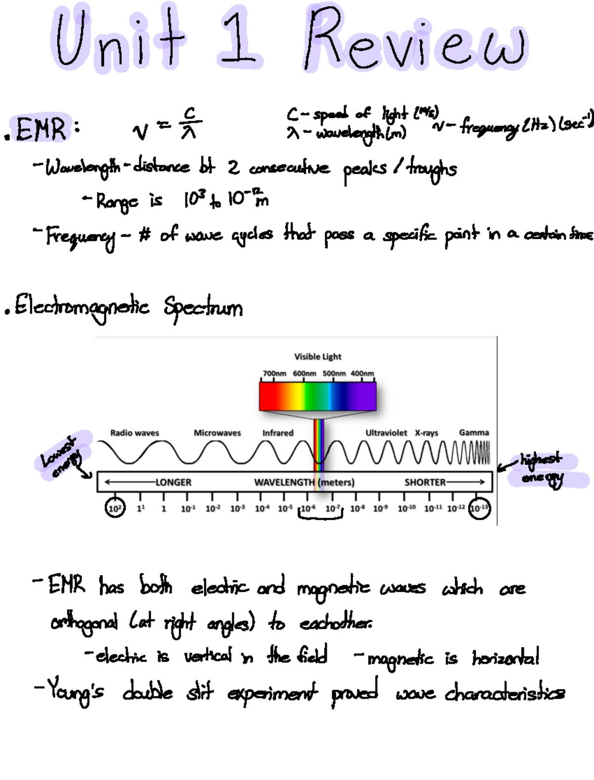 Unit 1 Summary Review for General Chemistry I: Key Concepts and Equations - Studocu