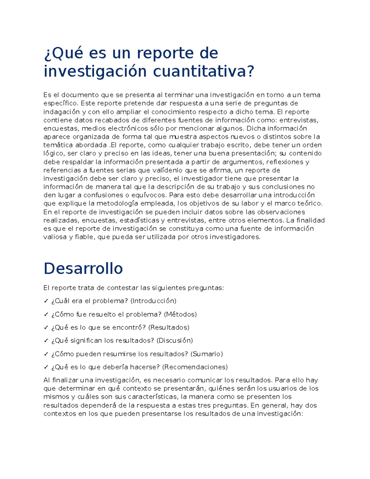 Qué es un reporte de investigación cuantitativa y cualitativa - ¿Qué es ...