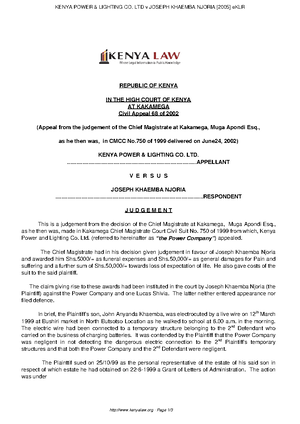 ALL Civil Drafting Documents - OWANO AND COMPANY ADVOCATES COMMISSIONER ...