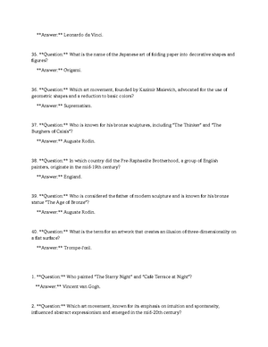 Renaissance Art Lecture Notes for Art History 102 - Art History 102 ...