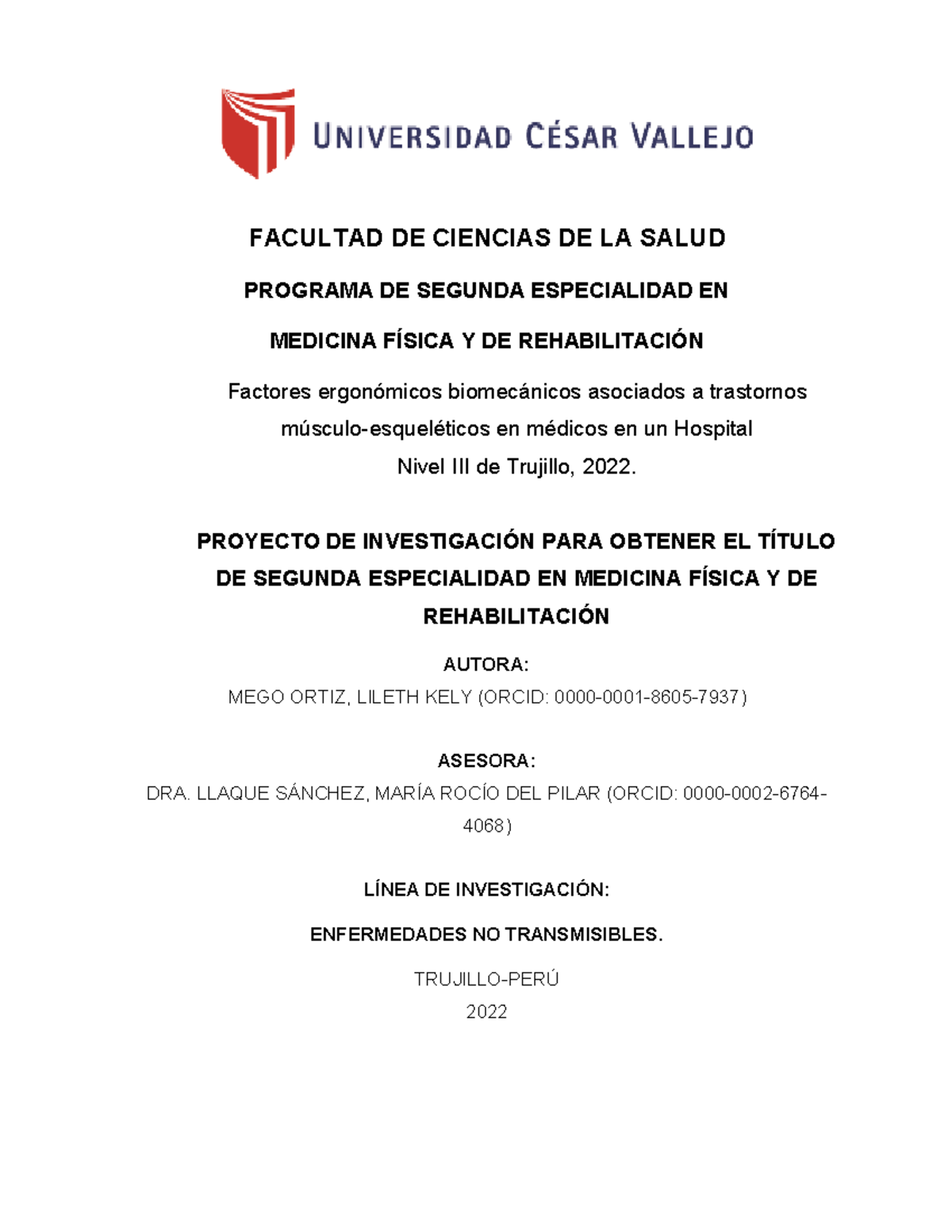 Mego OLK-SD - xxxxx - a FACULTAD DE CIENCIAS DE LA SALUD PROGRAMA DE ...