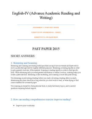 English Literature - BS English 2022 - Punjab University - Studocu