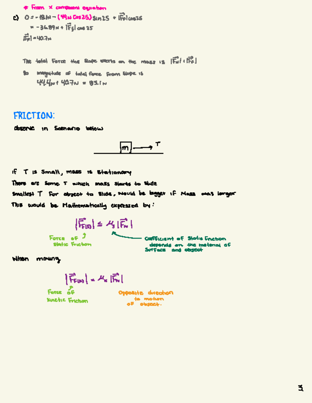 PHYS 110 - Jan 14 - Equilibrium and Forces Analysis - Studocu