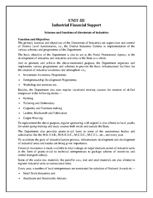 POE Unit 1 - Principles of entrepreneurship - Unit I Introduction to Entrepreneurship ...