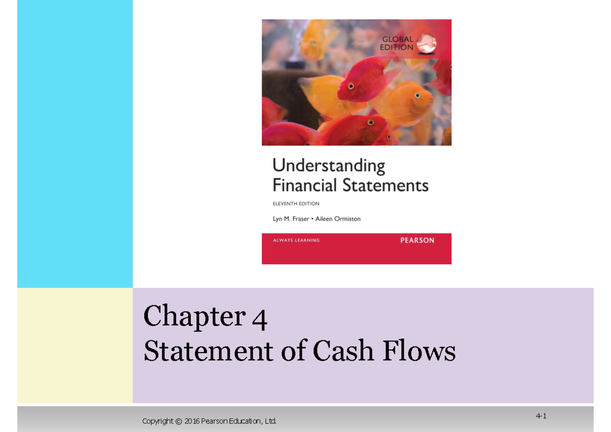 CH04 - Financial statement analysis chapter 4 slides - Copyright © 2016 ...