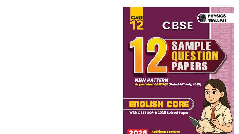 Class 12 English Sample Question Papers (SQP) 2024-2025 - Studocu