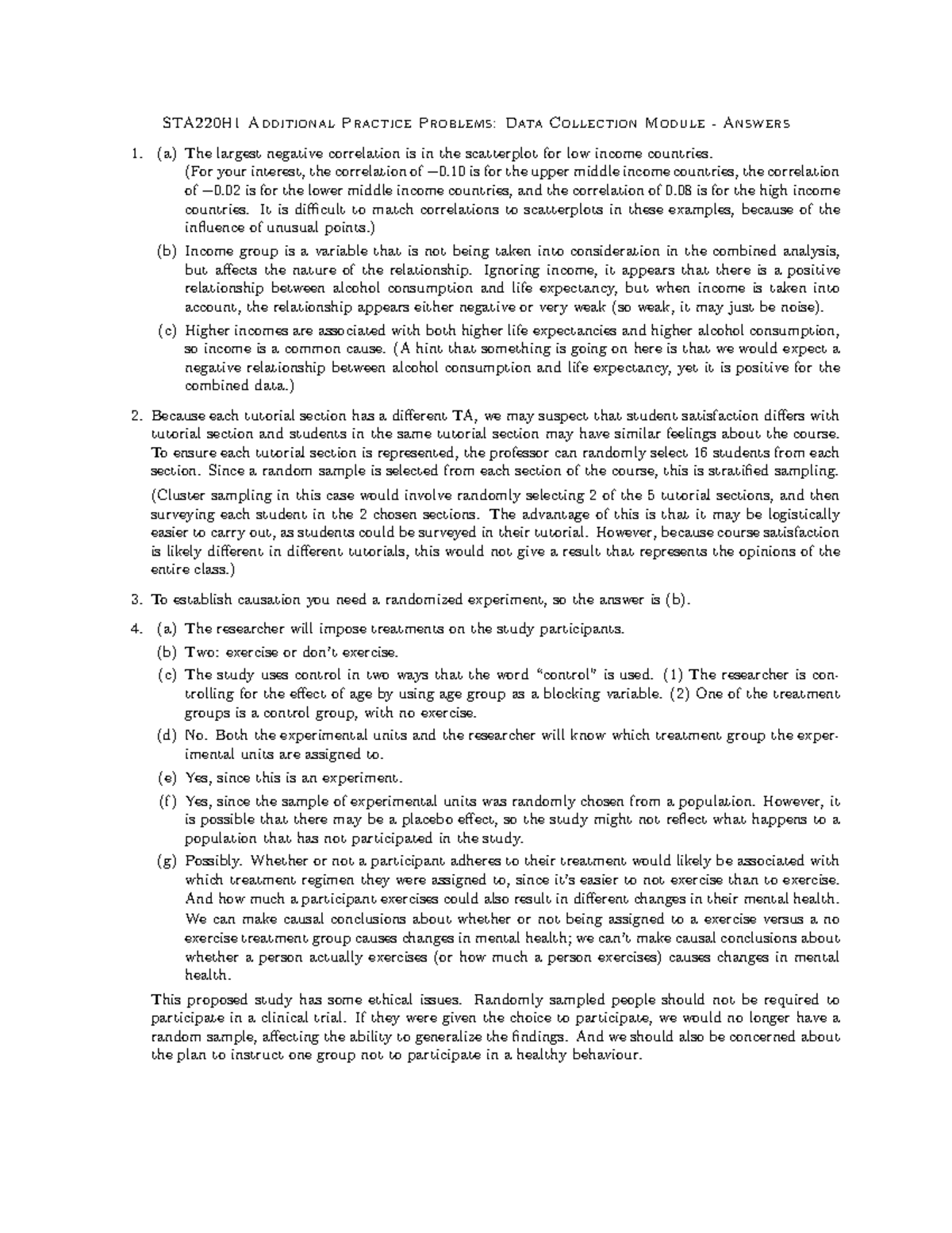 Practice Problem Set 5.2 - Solutions - STA220H1 Additional Practice ...