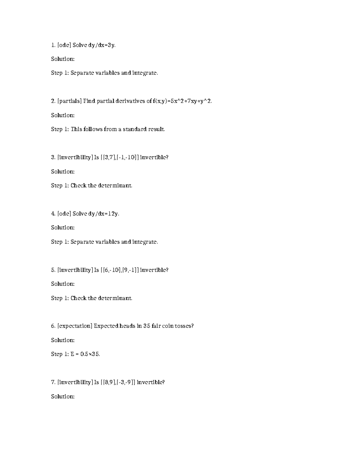 Math 1075 Series Test Solutions: Step-by-Step Guide - Studocu