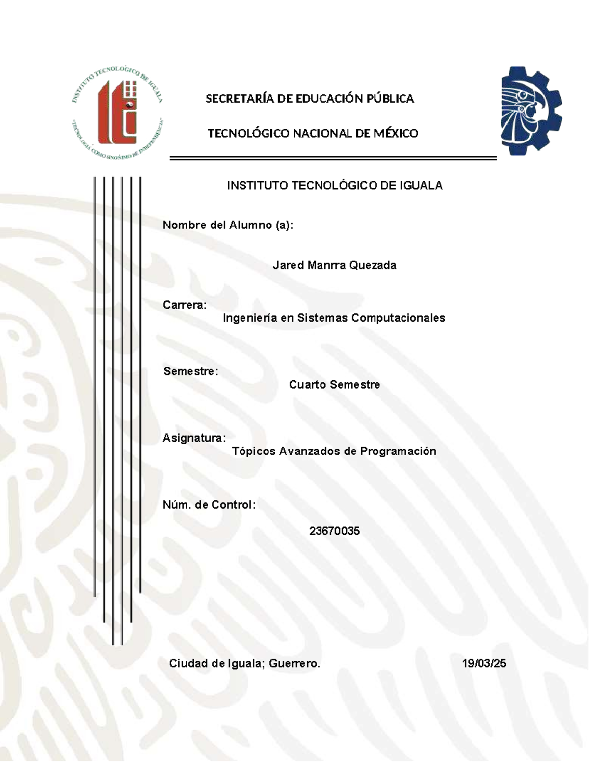 Creación de Componente Personalizado en Tópicos Avanzados de Programación - Studocu