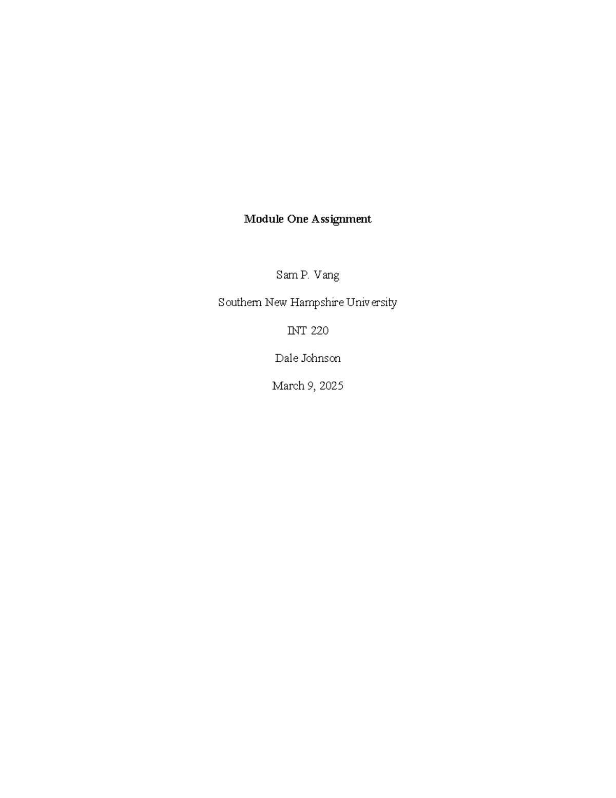 INT 220 - Module 1 Assignment: Domestic vs. International Business ...