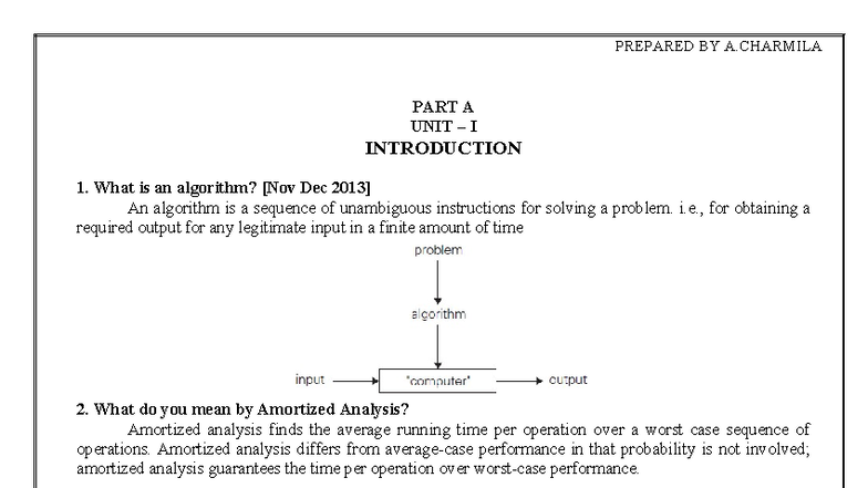 Algorithm Design Techniques: A Comprehensive Overview (CS101) - Studocu