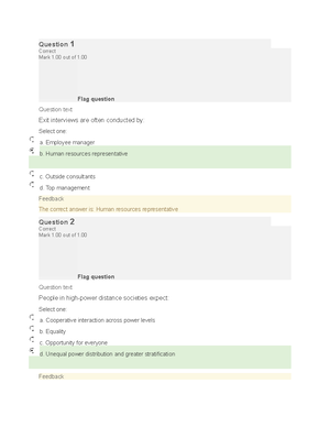 management Exam, questions and answers - Introduction True/False Only ...