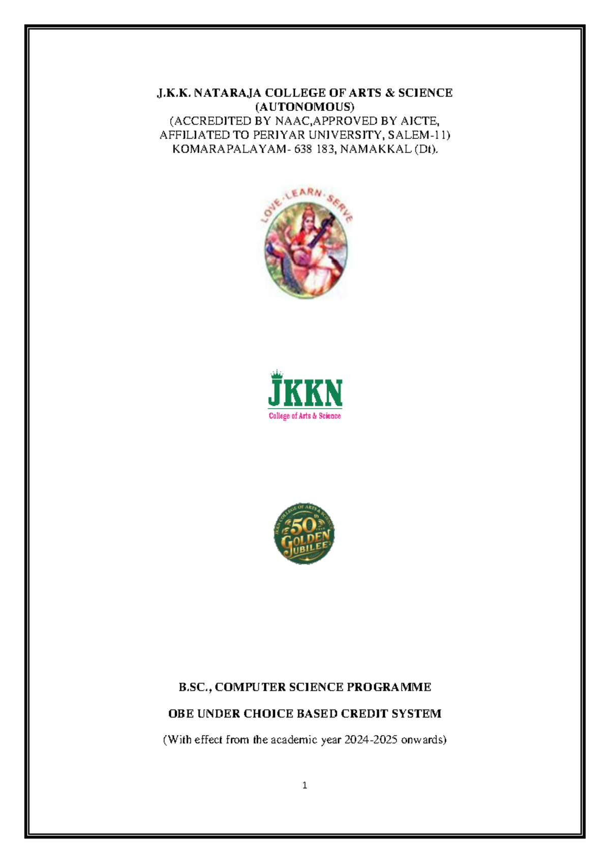 II B.Sc. Computer Science Final Year Curriculum Overview (2024-25) - Studocu