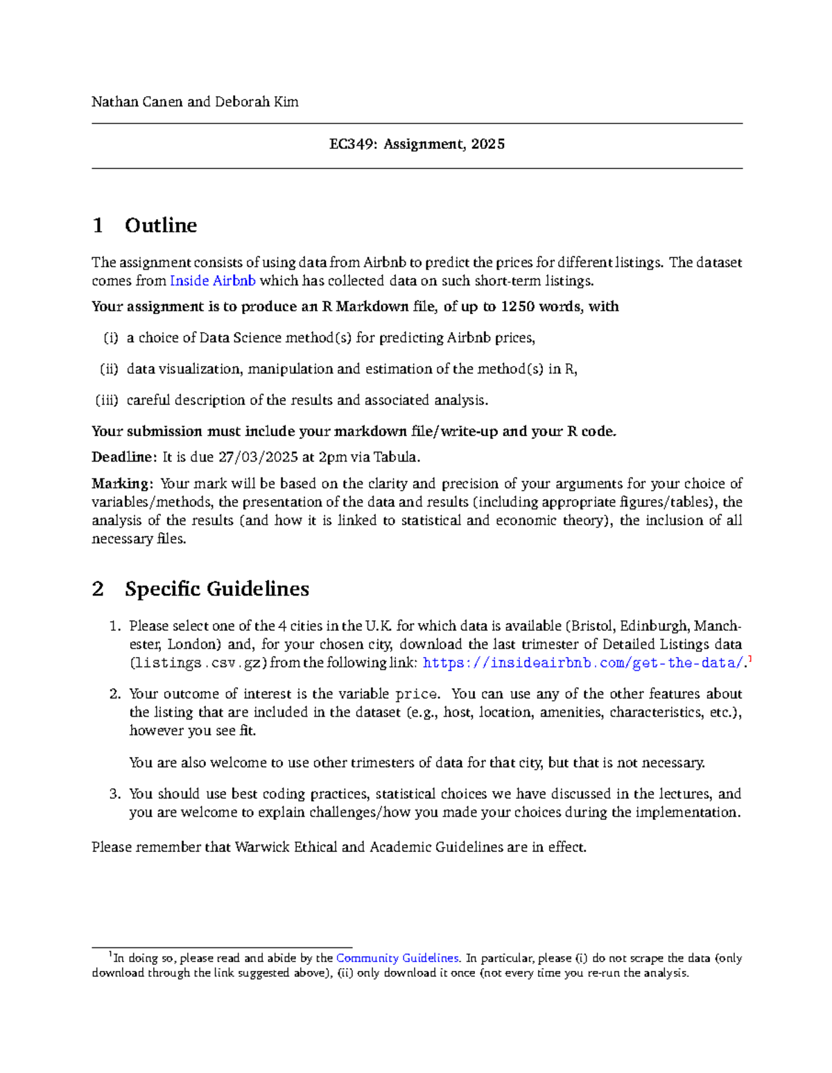 Assignment Outline 2025 - Nathan Canen and Deborah Kim EC349: Assignment, 2025 1 Outline The ...