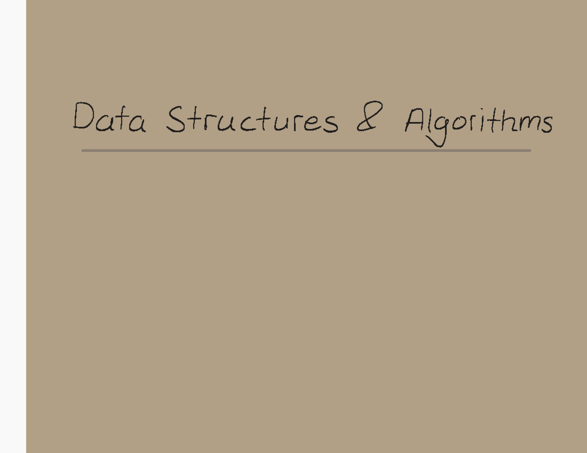 CSI2110 Data Structures & Algorithms: Arrays, Stacks, Queues, Trees ...
