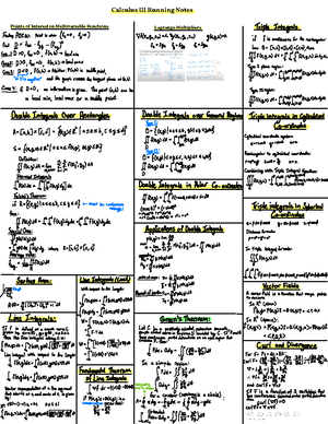 Formulae - formula sheet - 11 - Maths for Physicists 2 1 Fourier ...