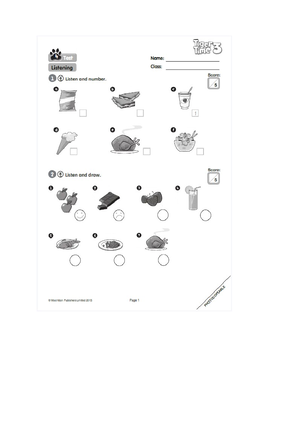 Brainy kl4 Unit Tests Key - Unit 1 Test A Key 1 1d 2a 3b 4f 5c 2 1 ...