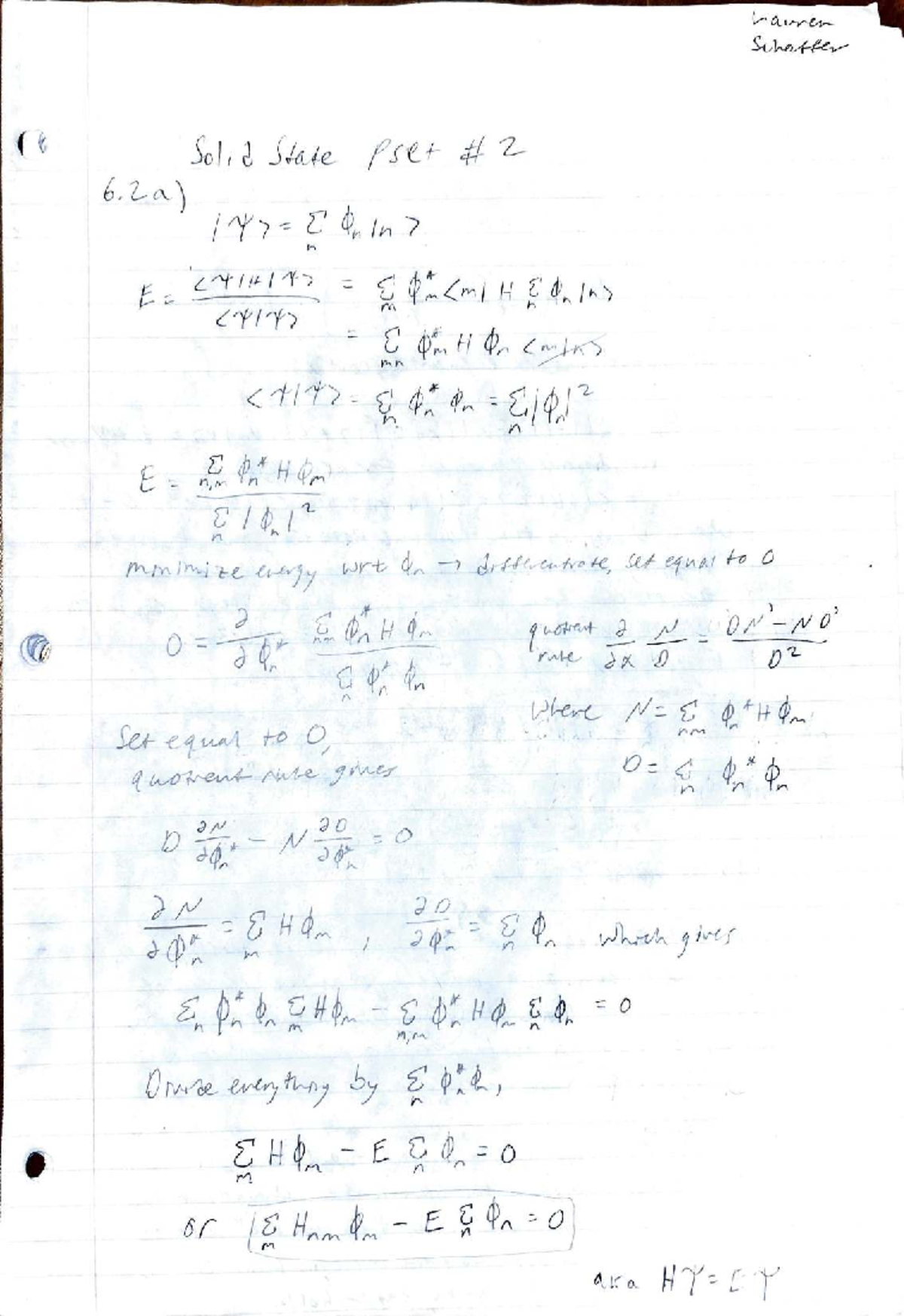 SSP Pset 2 - Solid State Physics Problem Set 2 Analysis - Studocu
