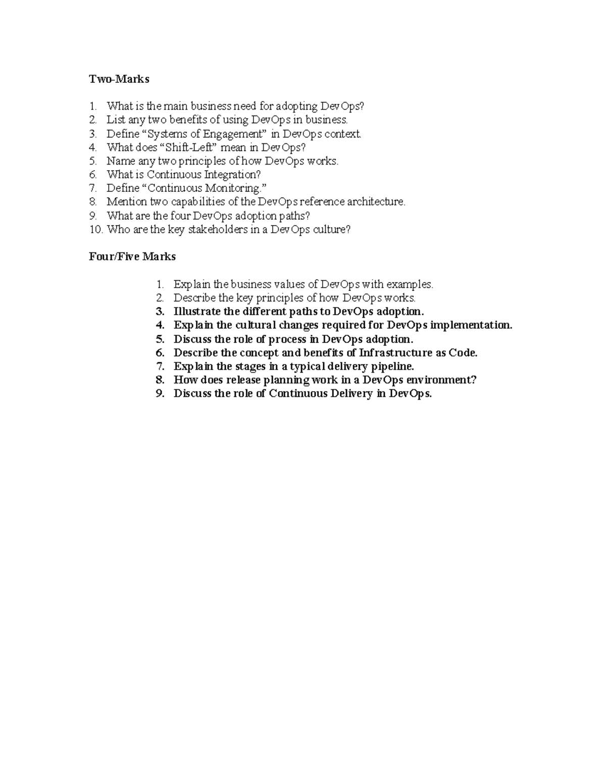 DevOps Assignment - Key Concepts and Benefits (CCN) - Studocu