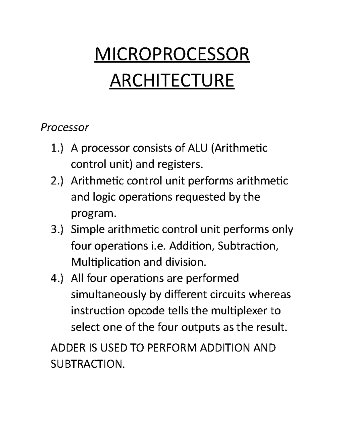 21stjanch 1 - microcontroller and microprocessor - MICROPROCESSOR ...