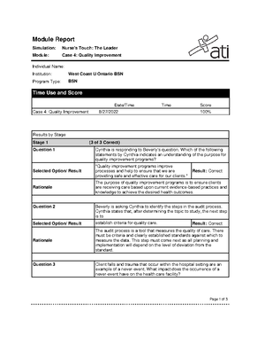 ATI Video Case Study (Clients Rights) - ATI Video Case Study: Client ...