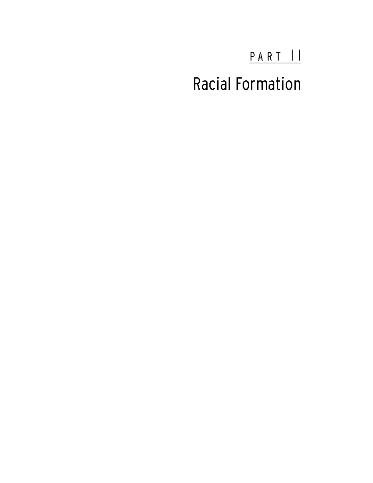 The Theory of Racial Formation: Concepts and Structures in Racial ...
