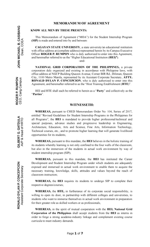 ESP Prelim Requirement - COLLEGE OF ENGINEERING & ARCHITECTURE Conceive ...